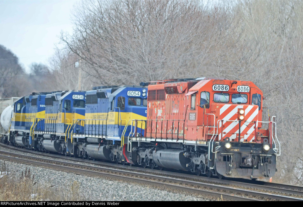 DM&E 6086, CP's River Sub.